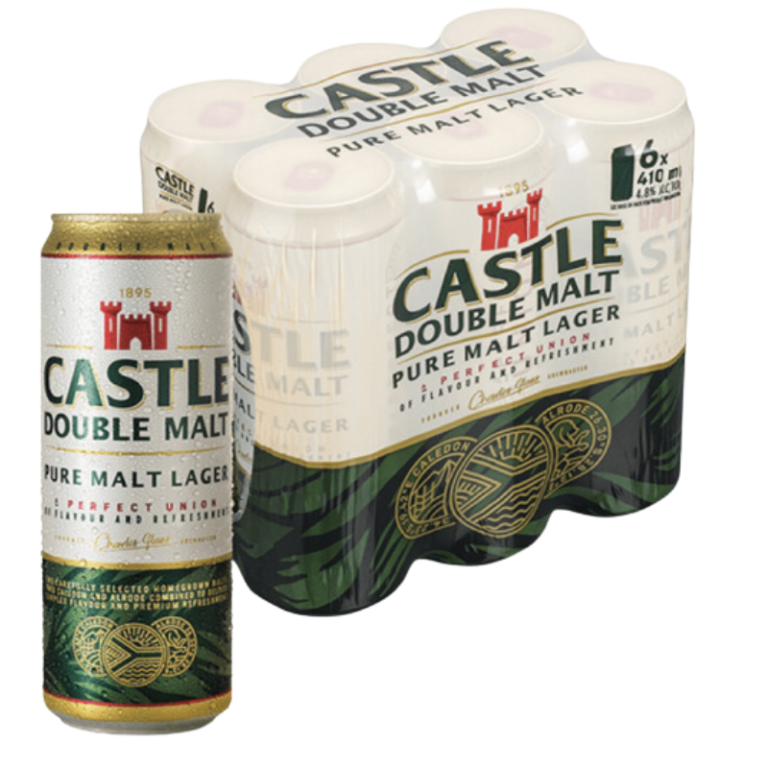 Castle Double Malt 410ml Can | Bar Keeper